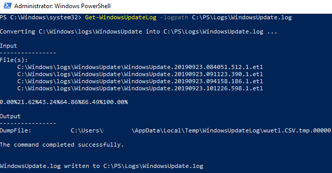 ¿Cómo ver y analizar WindowsUpdate.log en Windows 10 / Windows Server 2016 ...